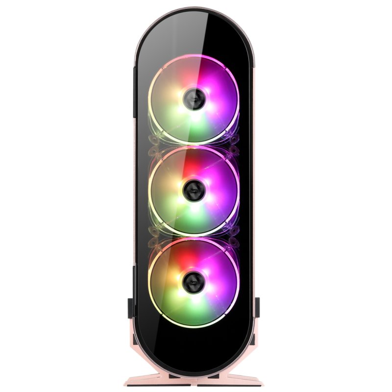 Abkoncore AL300M SYNC Mini Torre Vidro Temperado USB-C RGB Rosa ...