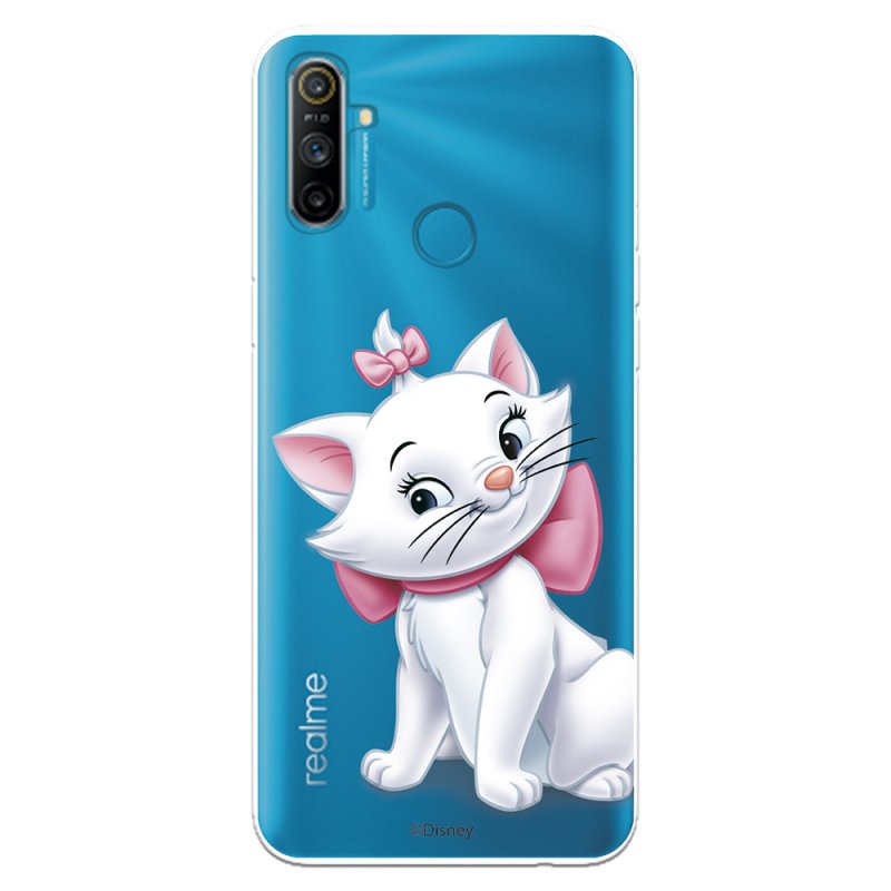 Funda Para Realme C3 Oficial De Disney Marie Silueta - Los Aristogatos ...