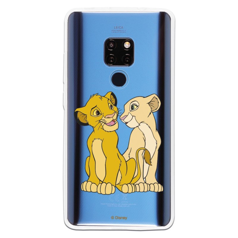 Funda Oficial Disney Simba Y Nala Transparente Para Huawei Mate 20 - El ...