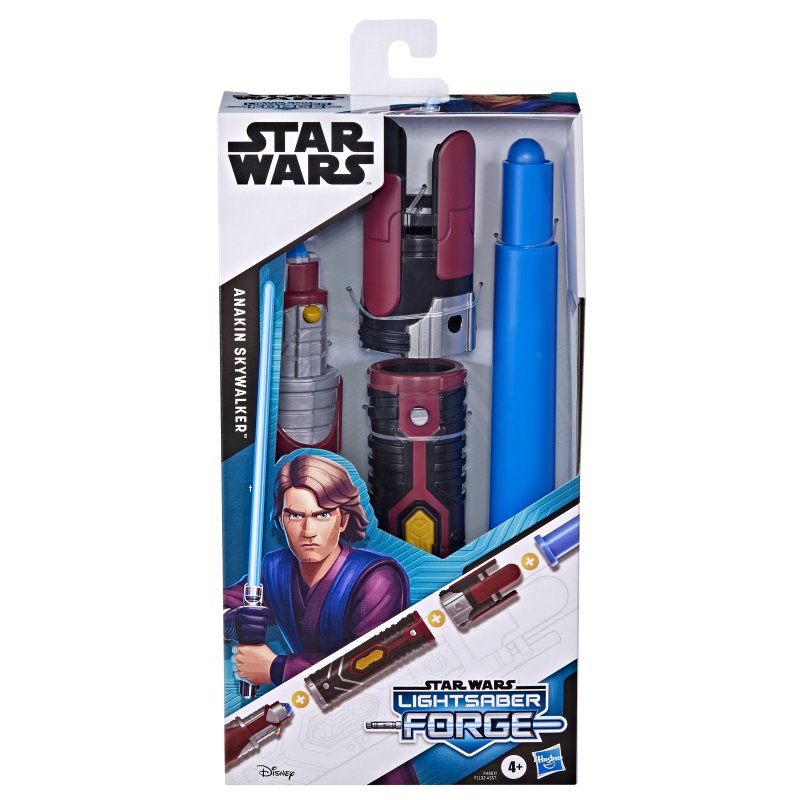Hasbro Original Star Wars Lightsaber Forge Sable de Luz Azul Extensible ...