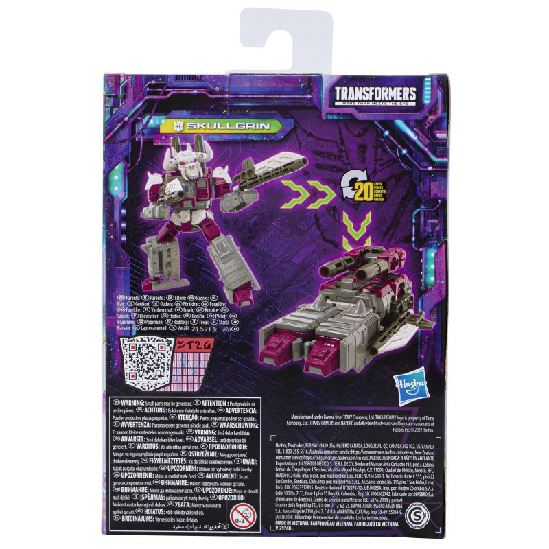 Hasbro Original Transformers Generations Legacy Deluxe Skullgrin ...