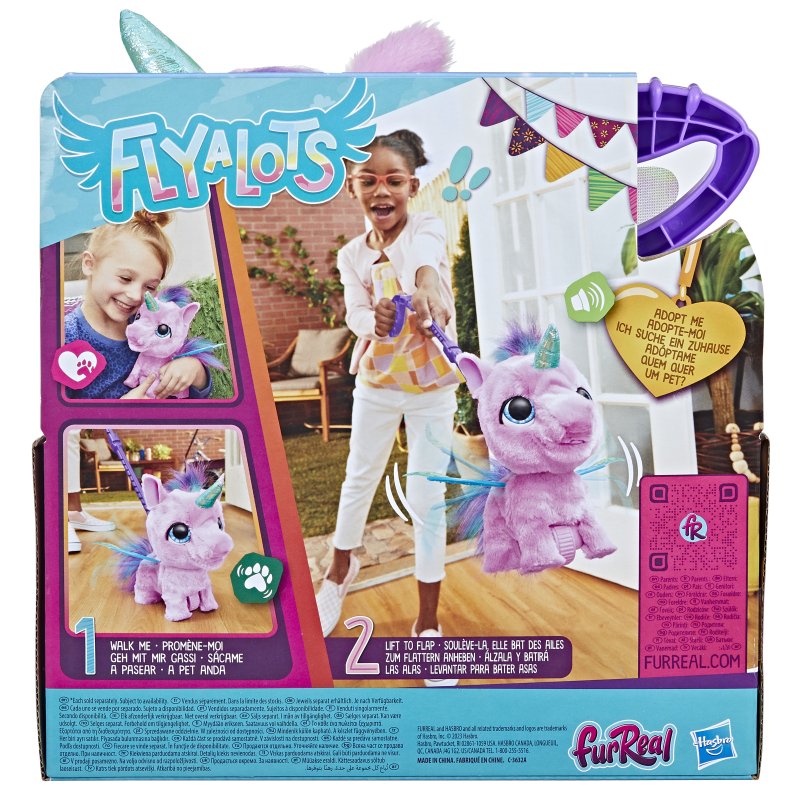 Hasbro Original furReal Friends Flyalots Wings My Alicorn ...