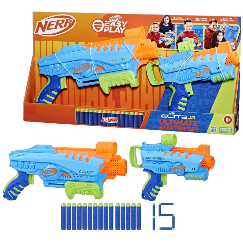 Hasbro Original Nerf Elite Junior Kit de Inicio | PcComponentes.com