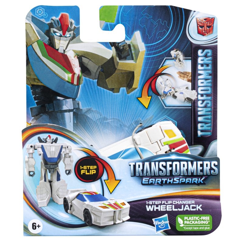 Hasbro Original Transformers Earthspark Wheeljack 1-Step Changer com ...