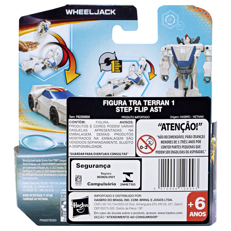 Hasbro Original Transformers Earthspark Wheeljack Cambiador de 1 Paso ...