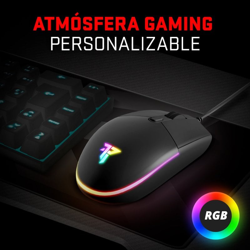 Tempest X2 Custodian RGB Souris Gaming 8000 DPI Noir | PcComponentes.fr