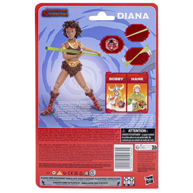 Hasbro Original Dungeons and Dragons Classic Animated Series Diana ...