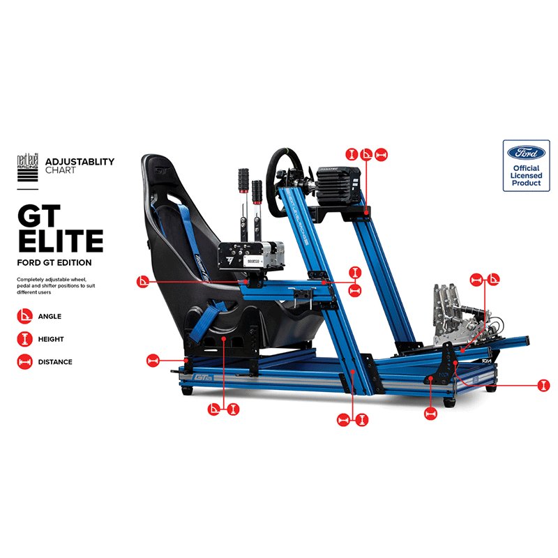 Next Level Racing GT ELITE FORD Wheel Plate Edition | PcComponentes.pt