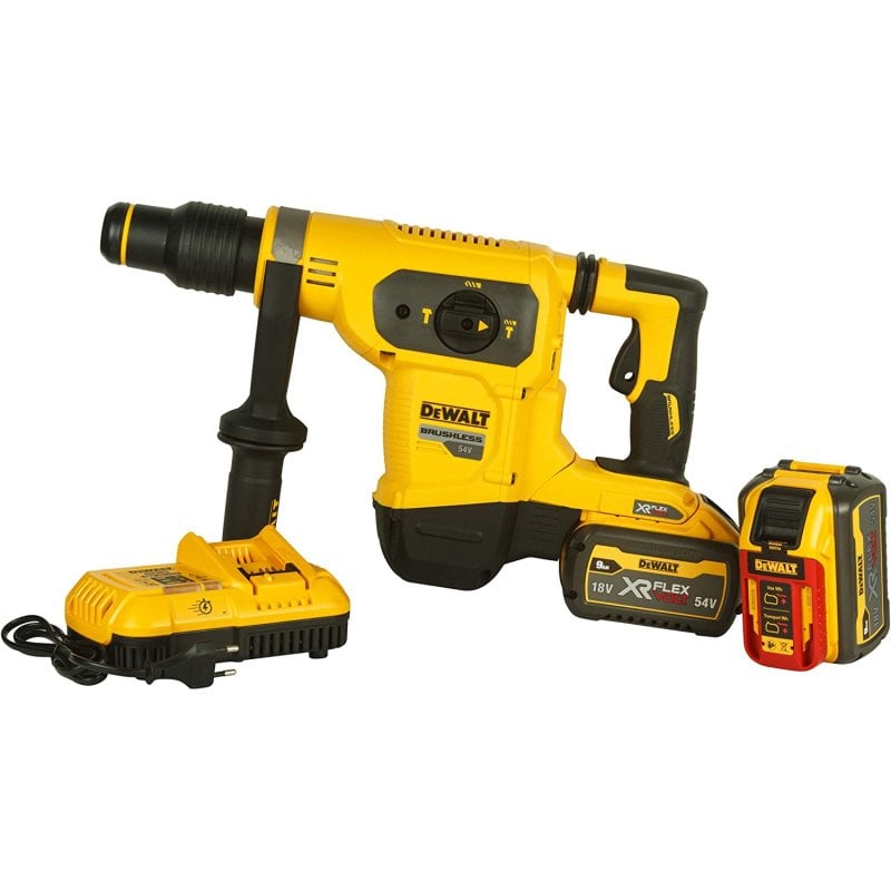 Marteau électropneumatique Dewalt DCH481X2-QW XR Flexvolt 6.1J 54V SDS ...