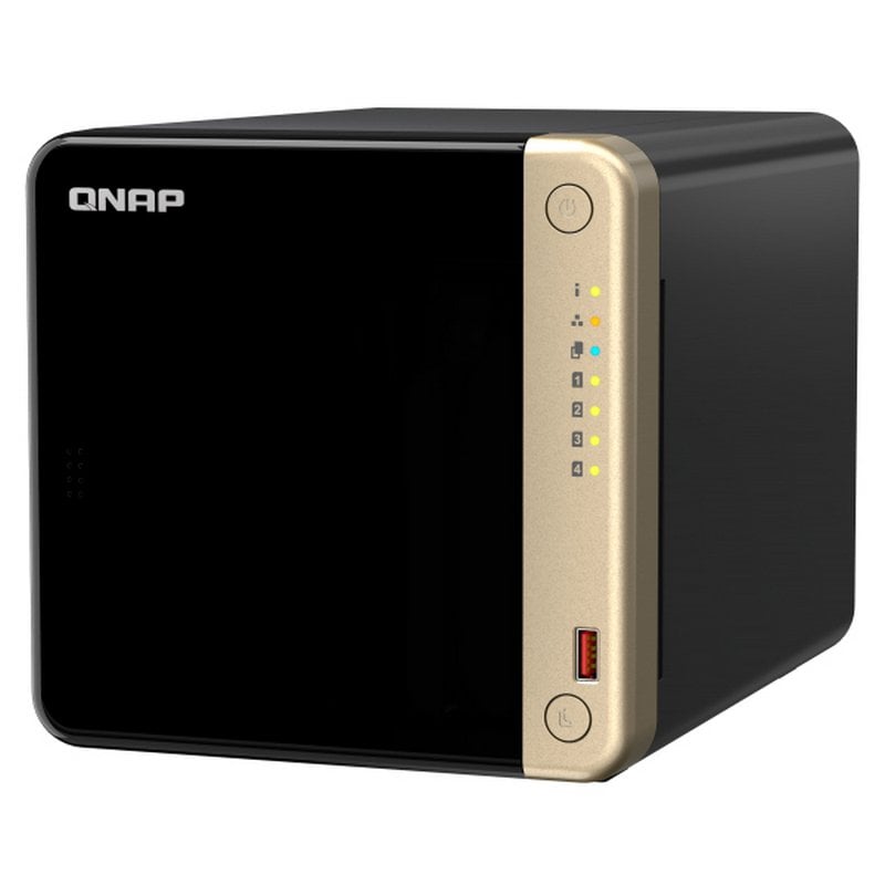 QNAP TS-464 NAS Tower Ethernet/LAN Noir N5095 | PcComponentes.fr