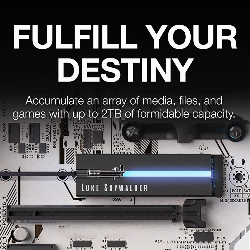 Seagate Lightsaber Collection Special Edition FireCuda 2TB PCIe Gen4 ...