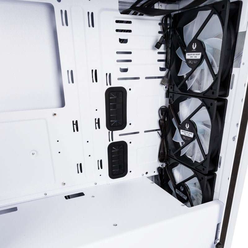 Bitfenix Nova Mesh TG 4ARGB Cristal Templado USB 3.0 Blanca + Fuente de ...