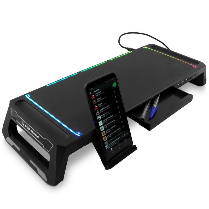 Prise en charge Deep Gaming SN06 pour moniteur de jeu RVB avec HUB USB ...