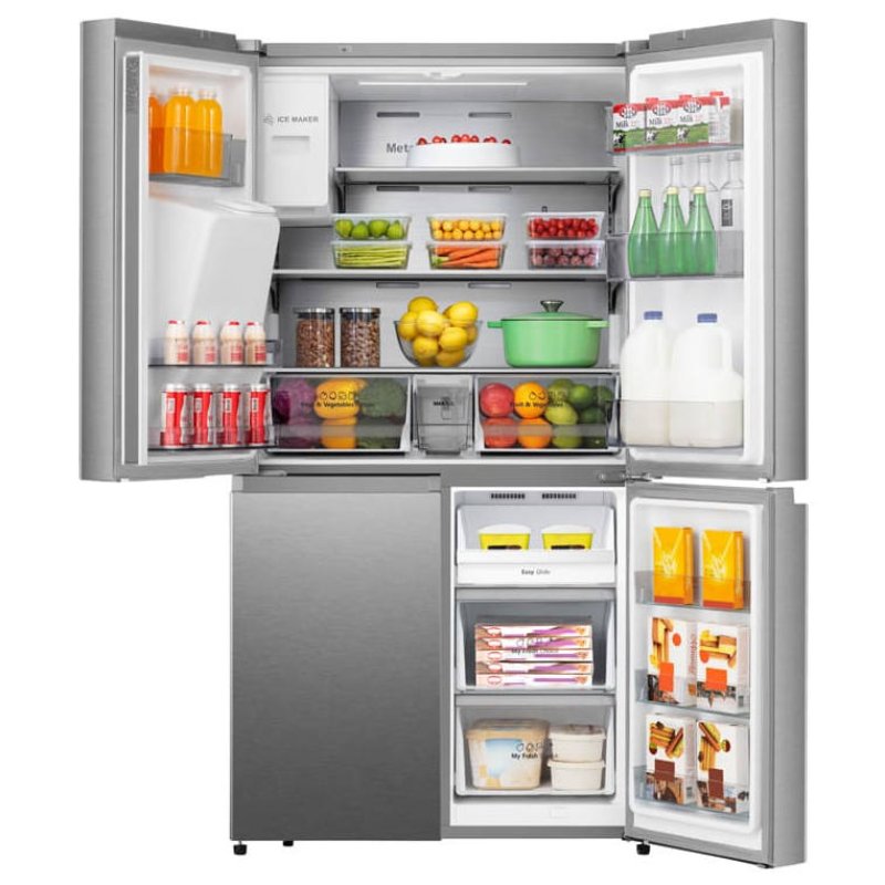 Hisense RQ760N4SASE Frigorífico Americano Cuatro Puertas E Acero ...