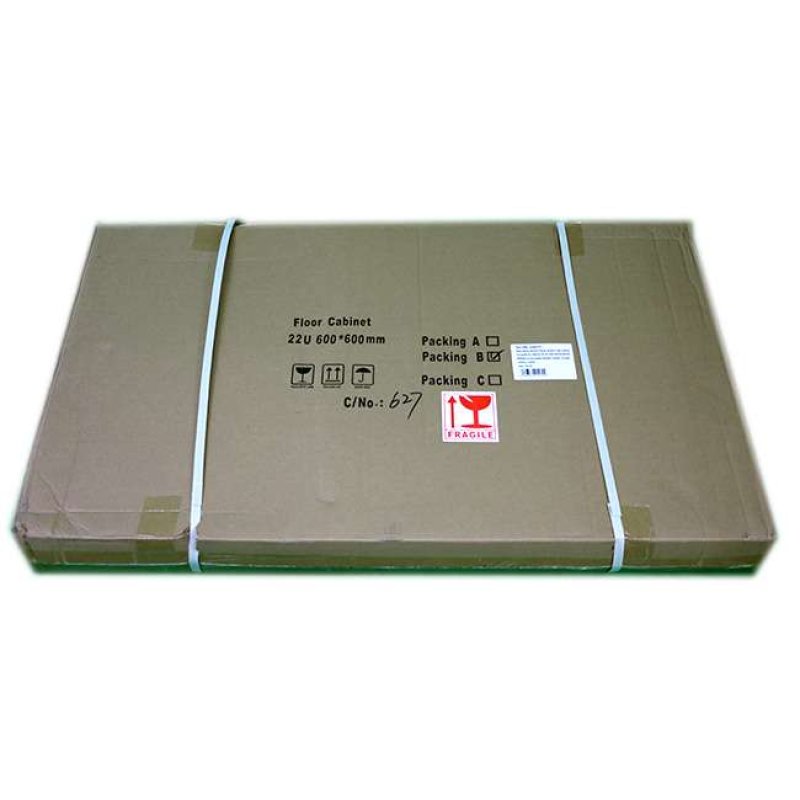 Powergreen Armário Rack 19" 42U 80x120 Desmontado Porta Frontal ...