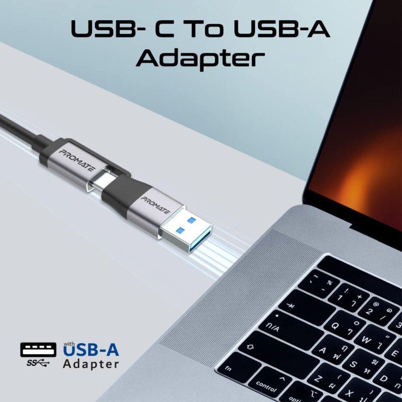 Promate PrimeHub-MST Hub USB-C 9 en 1 Multipantalla HDMI Dual ...