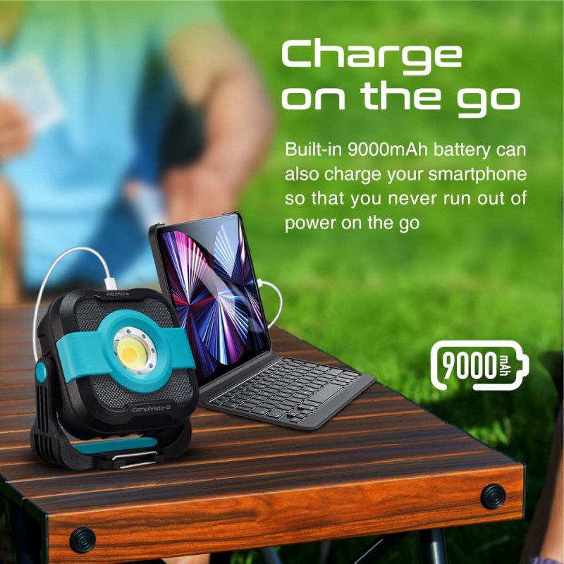 Promate CampMate-3 Lanterna Camping LED 9000mAh 1200 Lúmenes ...