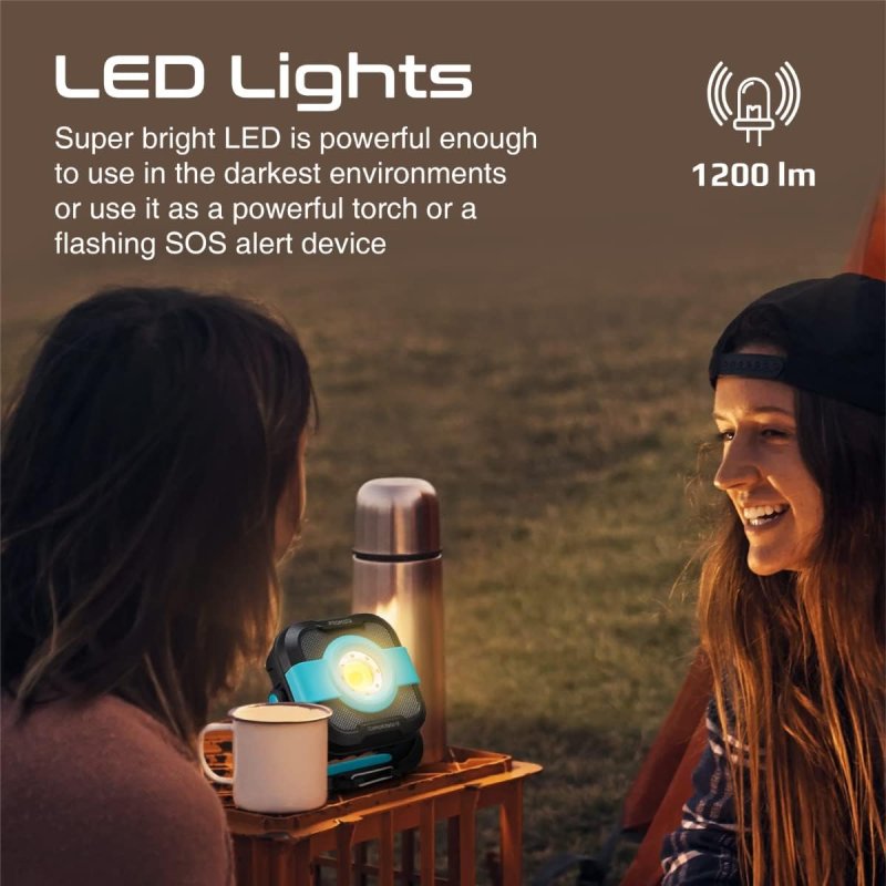 Promate CampMate-3 Lanterna Camping LED 9000mAh 1200 Lúmenes ...