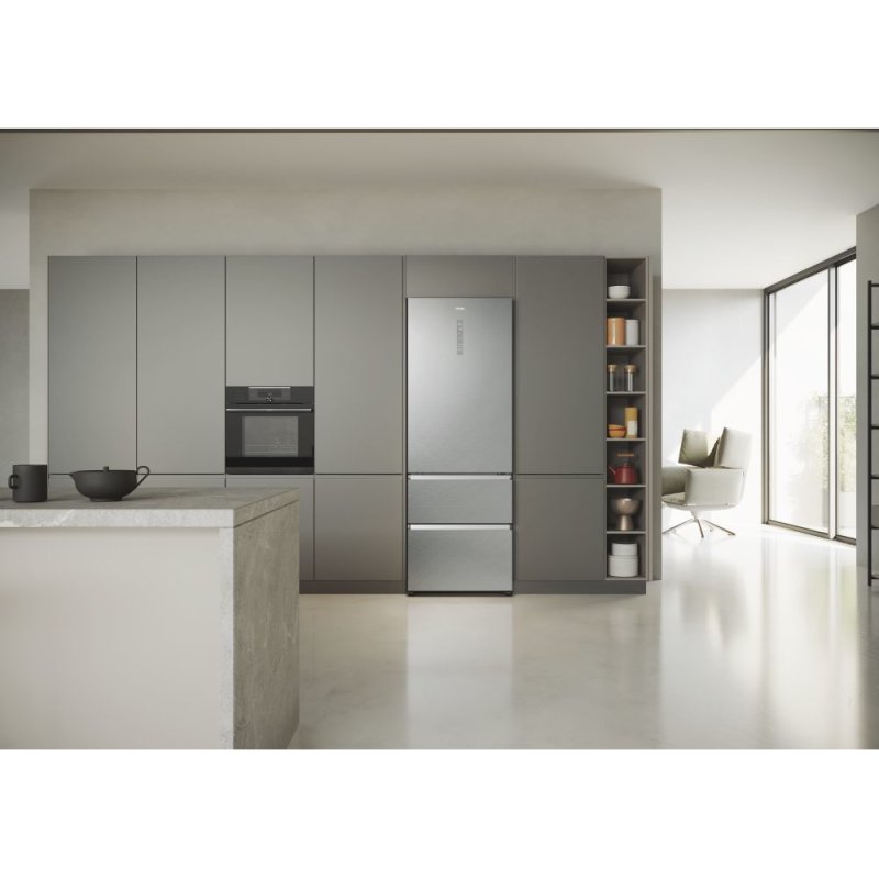 Haier 3D 70 Serie 5 HTR5720ENMG Frigorífico Combi Tres Puertas No Frost ...