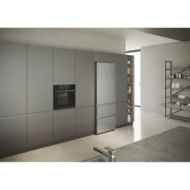 Haier 3D 70 Serie 5 HTR5720ENMG Frigorífico Combi Tres Puertas No Frost ...