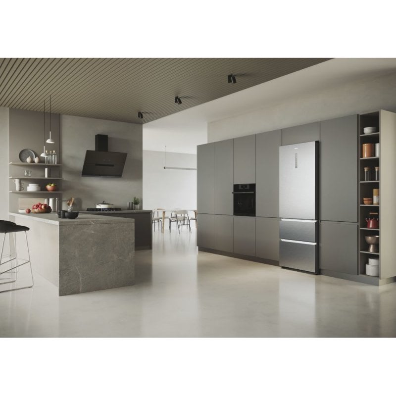 Haier 3D 70 Serie 5 HTR5720ENMG Frigorífico Combi Tres Puertas No Frost ...