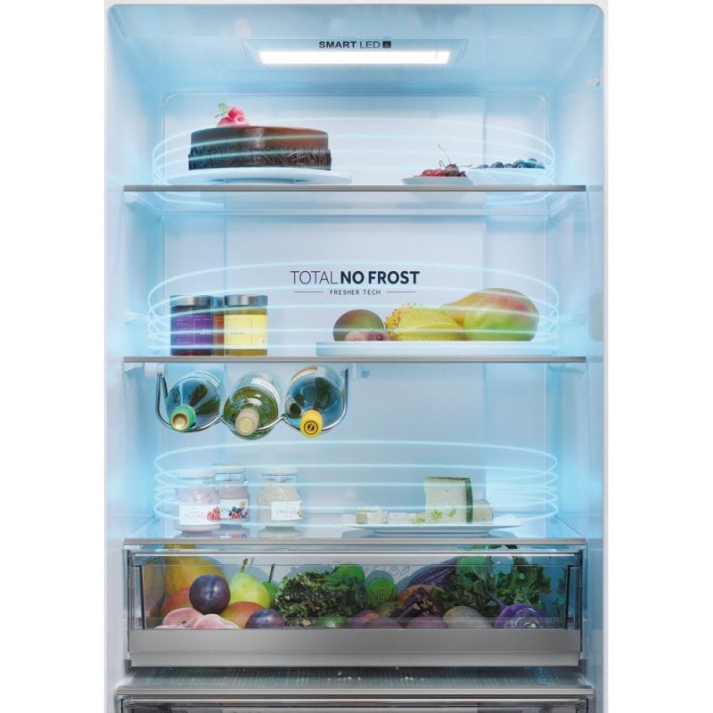 Haier 3D 70 Serie 5 HTR5720ENMG Frigorífico Combi Tres Puertas No Frost ...