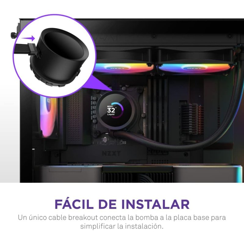 NZXT Kraken 280 RGB Kit de Refrigeración Líquida | PcComponentes.com