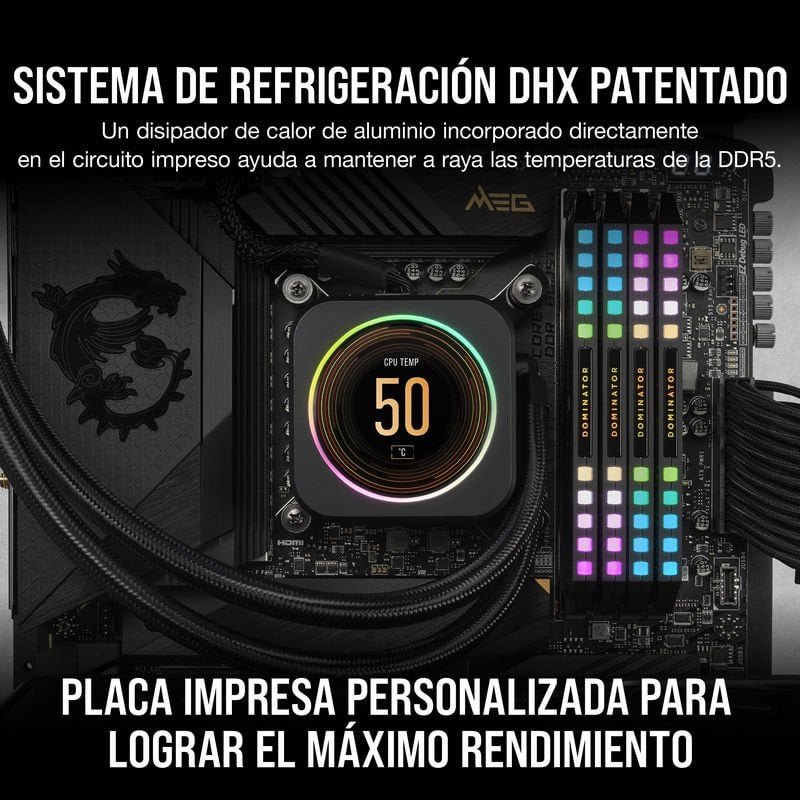 Corsair Dominator Platinum RGB DDR5 6000MHz PC5-48000 64GB 2x32GB CL30 ...