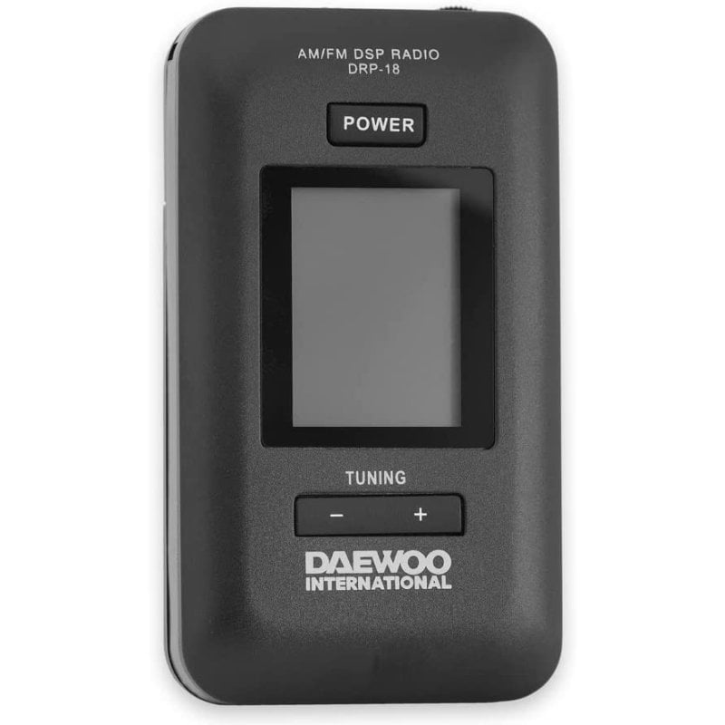Daewoo DRP-18 Radio Digital con Pantalla LCD Compacta Negra ...