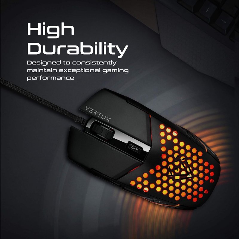Vertux Katana Rato Gaming RGB 6 Botões 6400DPI | PcComponentes.pt