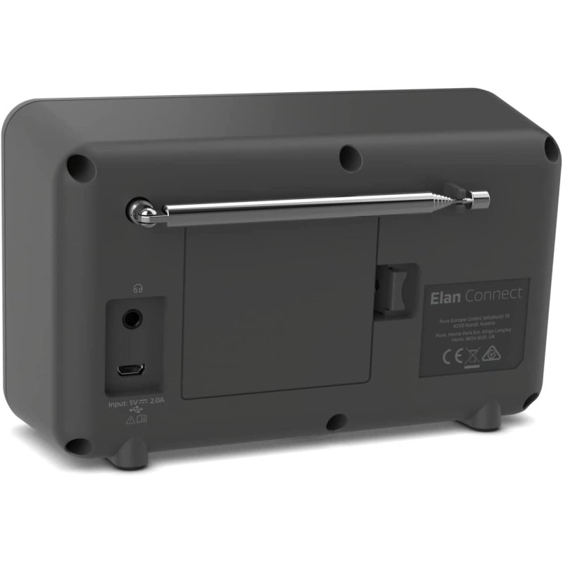 Pure Elan Connect Stone Portable Numérique Charbon de bois ...