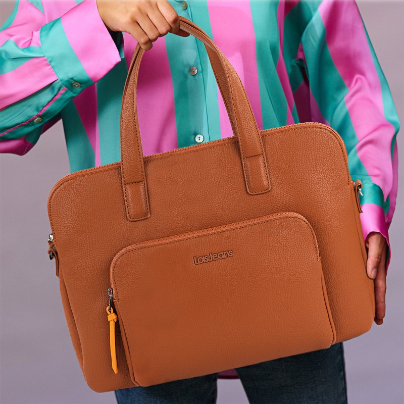 Pasta para laptop Lois Crandell até 15" marrom | PcComponentes.pt