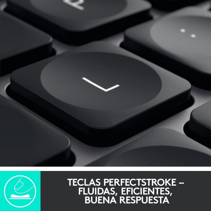 Logitech MX Keys Teclado Inalámbrico Retroiluminado para Mac/iPad Gris ...