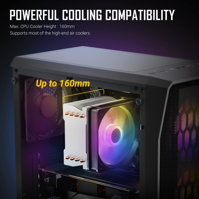 Antec NX360 RGB Midi Tower Cristal Templado USB 3.2 Negro ...