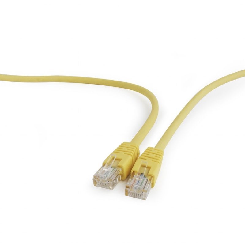 Gembird PP12-3M/Y Cable de Red RJ45 UTP Cat5e 3m Amarillo ...