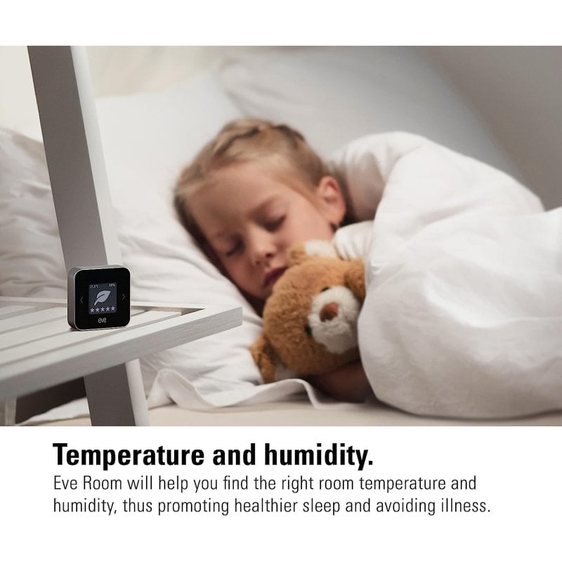 Eve Room Sensor Ambiental para Hogares Inteligentes Inalámbrico ...