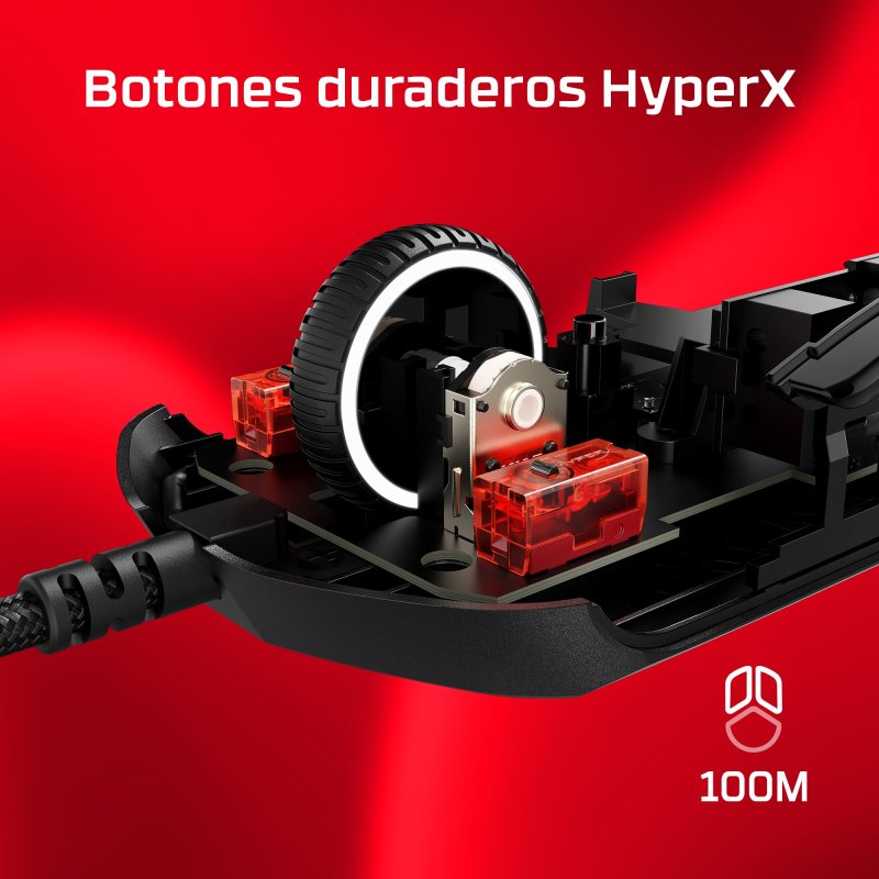 HyperX Pulsefire Haste 2 Ratón Gaming RGB 26000 DPI Negro ...
