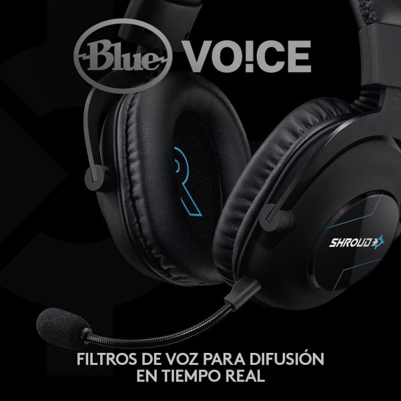 Logitech G Pro X Shroud Edition Headset Sem Fios Lightspeed Preto ...