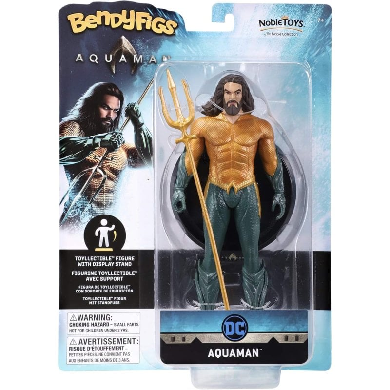 Noble Collection DC Comics Figura Flexible de Aquaman 19cm ...