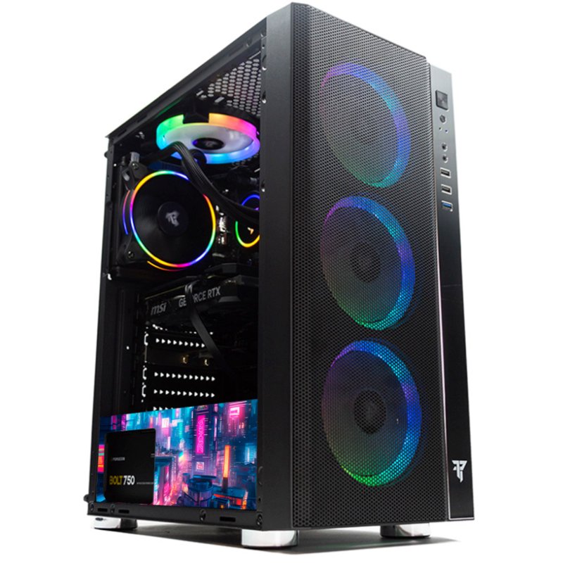 PcCom Ready AMD Ryzen 5 3600/16GB/500GB SSD/RTX 3060 + Windows 11 Home ...