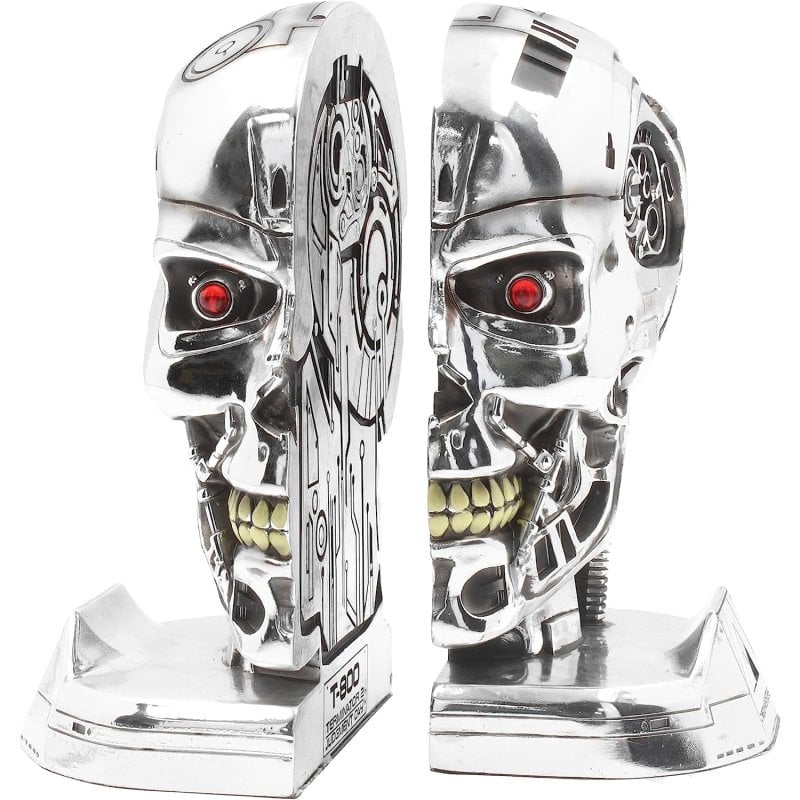 Nemesis Now Terminator 2 Robotic Head Bookends | PcComponentes.pt