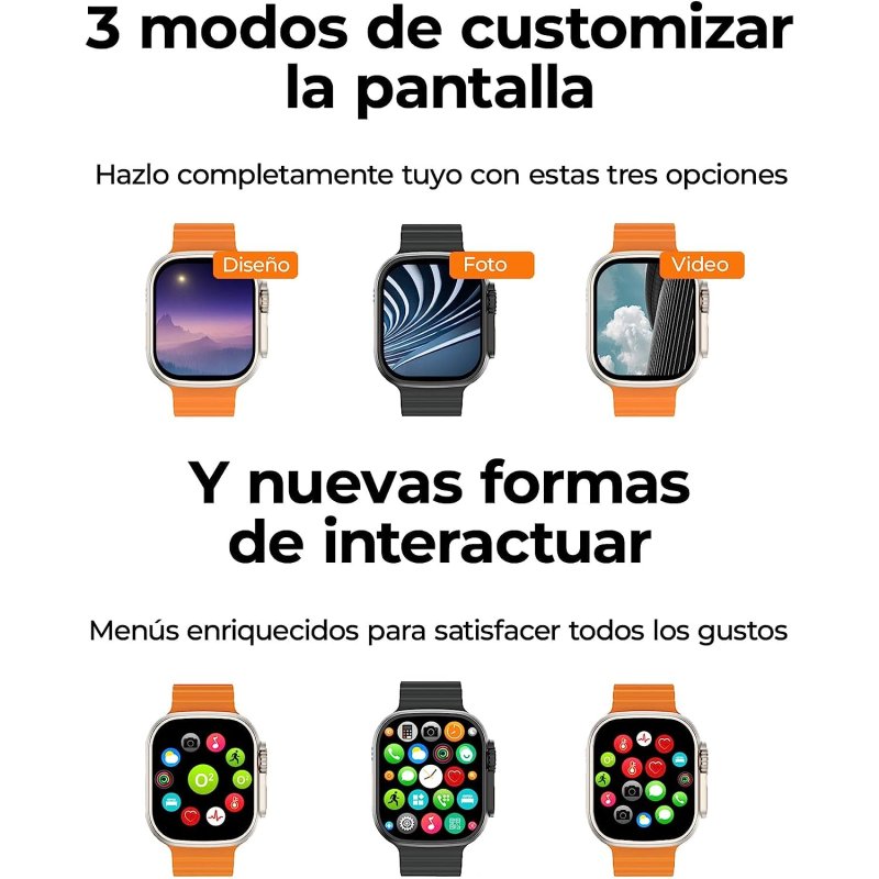 Kix Urban Plus Smartwatch 2.05" Negro | PcComponentes.com