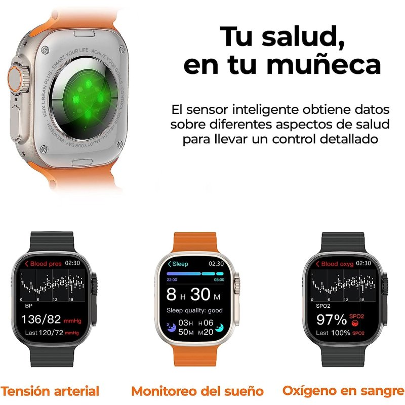 Kix Urban Plus Smartwatch 2.05" Negro | PcComponentes.com