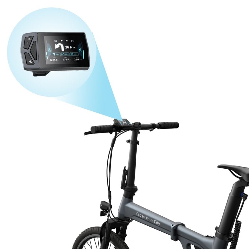 Ado Air 20s Bicicleta Eléctrica Plegable 20" Gris | PcComponentes.com