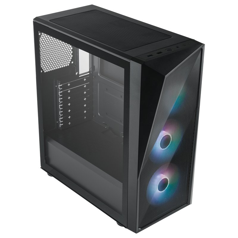 Cooler Master CMP 520 Midi Tower Cristal Templado USB 3.2 Negra ...
