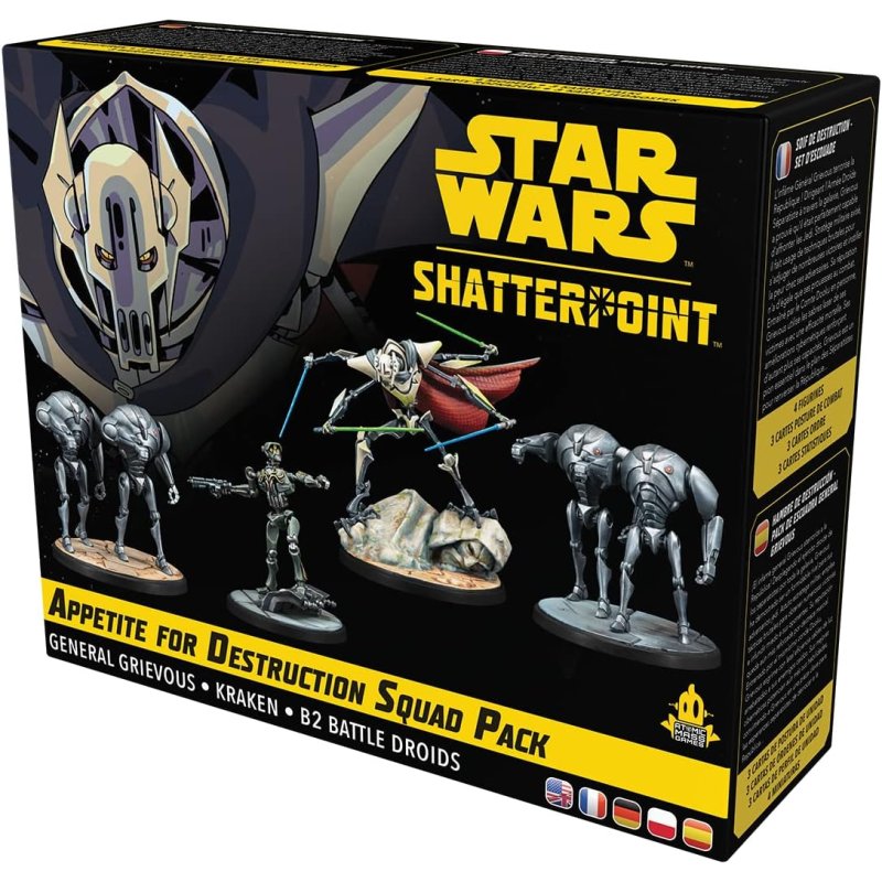 Asmodee Star Wars Shatterponit Pack Squad Appetite for Destruction Jogo ...