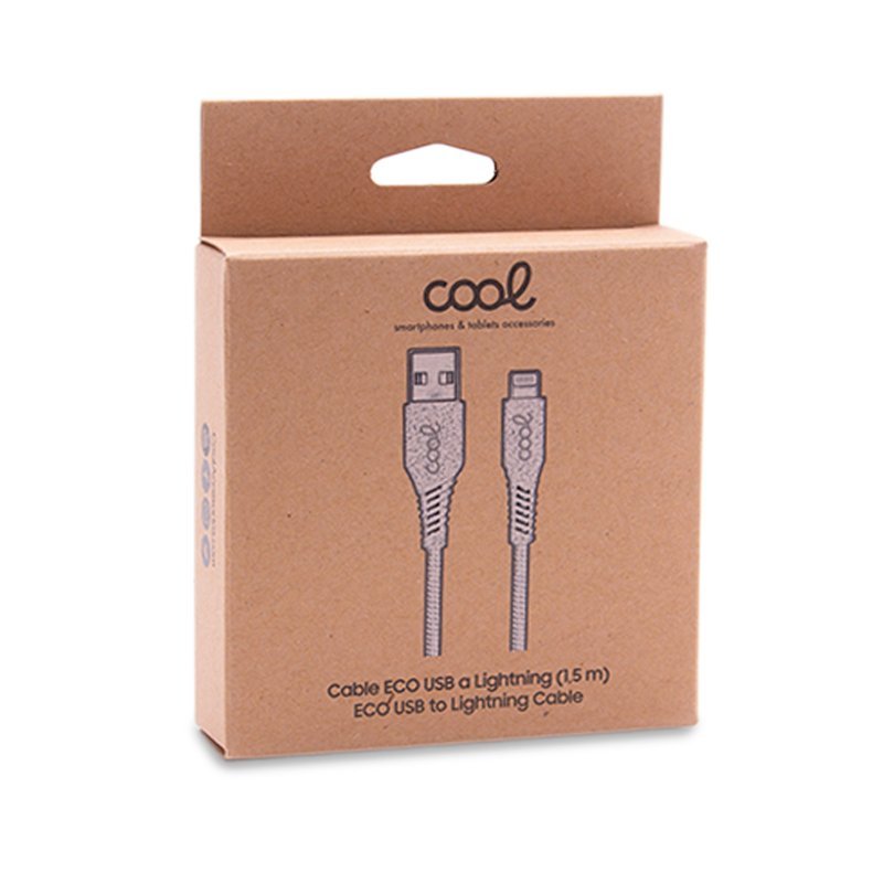 Cool ECO Cable Universal USB 2.0 a Lightning para iPhone/iPad 1.5m ...