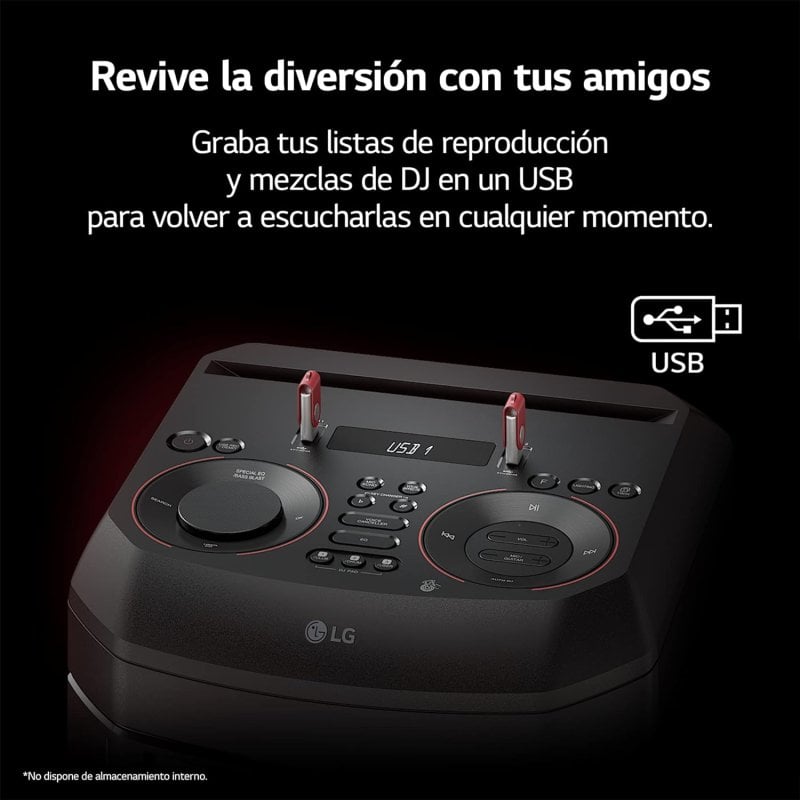 LG RNC9 Altifalante Bluetooth com Karaoke 1000W Preto | PcComponentes.pt