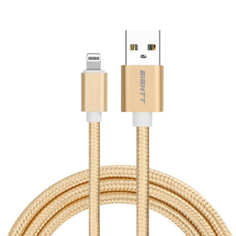 Eightt ECI-2G Cable Lightning a USB Macho/Macho 1m Oro | PcComponentes.com