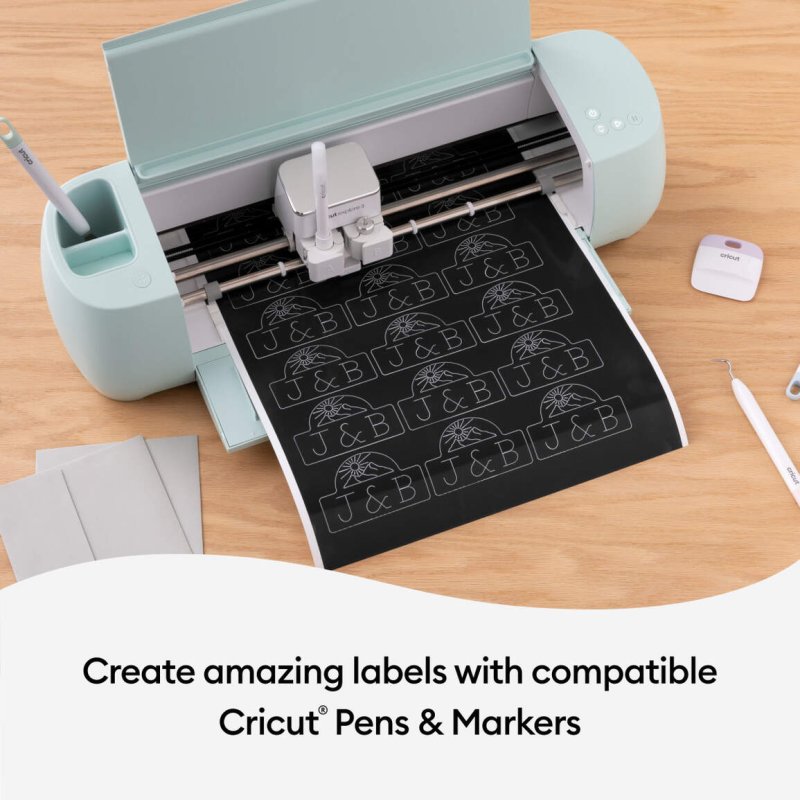 Cricut Smart Label Vinilo Grabable Permanente 33x90cm Negro ...